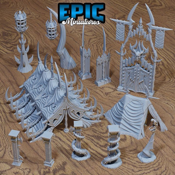 3D Printable Dark Elf Army Pack / Evil Elven Attack Set / Underground ...