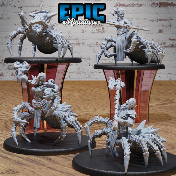 3D Printable Dark Elf Army Pack / Evil Elven Attack Set / Underground ...