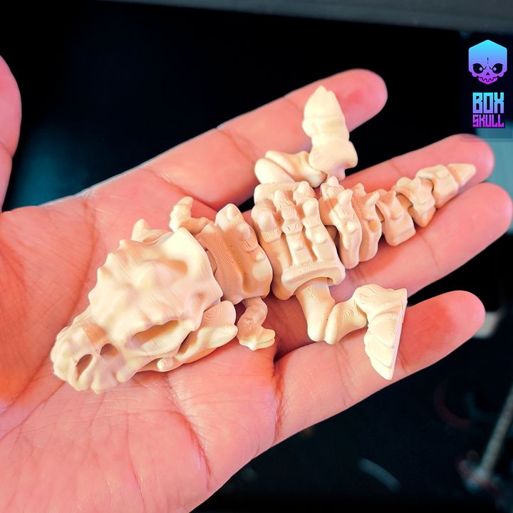 3D Printable LITTLE SKELETON EXTREME T-REX - FLEXI - ARTICULATED - CUTE ...