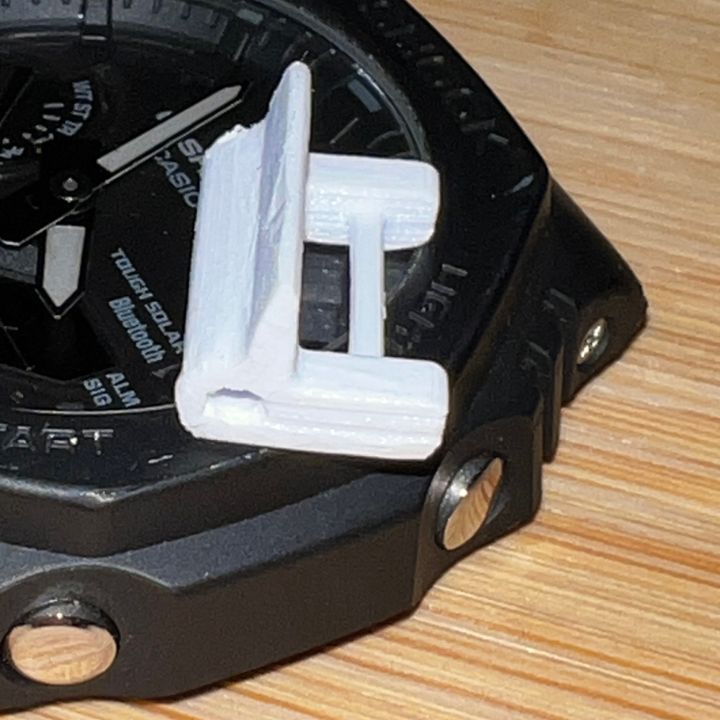 3D Printable Casio GA2100 Watch Bracelet by Oxford Bayley