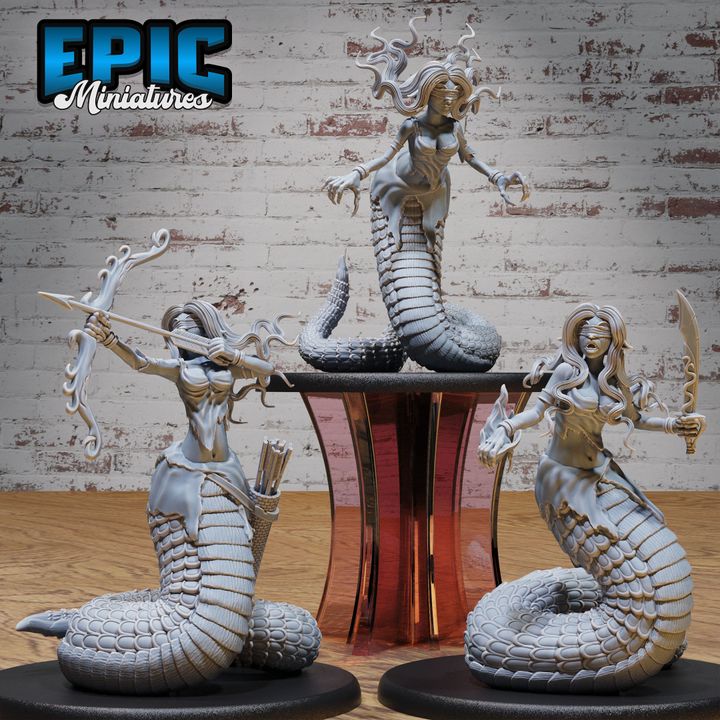 3D Printable Lizardfolk Army Pack / Serpent & Reptile Encounter ...