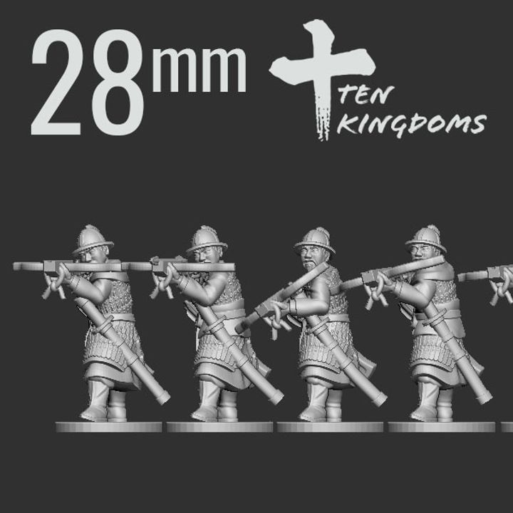 3D Printable 28mm Goryeo Crossbow Light Armoured Foot by Ten Kingdoms ...