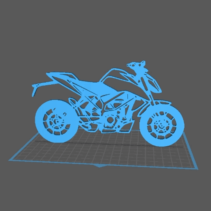 3D Printable KTM - Duke 125 by Paul Wust