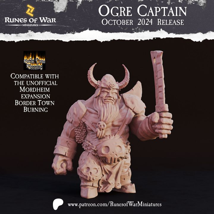 3D Printable Ogre Maneaters - Hero Group (Presupported) by Runes of War ...