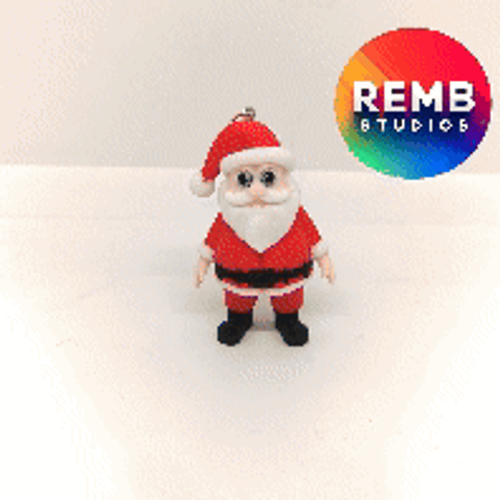 3D Printable Flexi Mini Santa Remb Studios, STL file for 3D printing ...