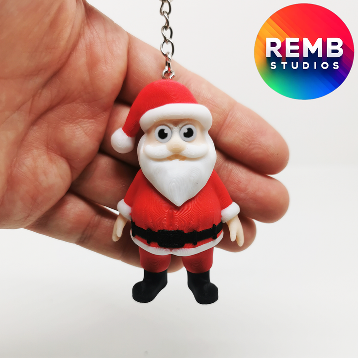 3D Printable Flexi Mini Santa Remb Studios, STL file for 3D printing ...