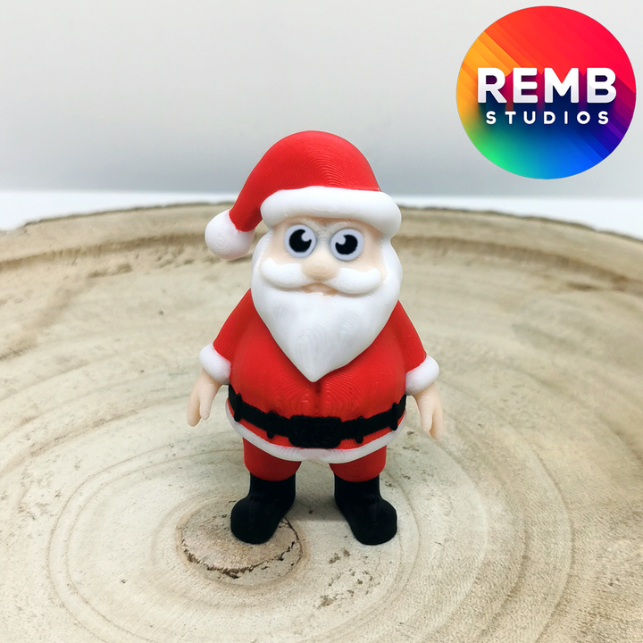 3D Printable Flexi Mini Santa Remb Studios, STL file for 3D printing ...