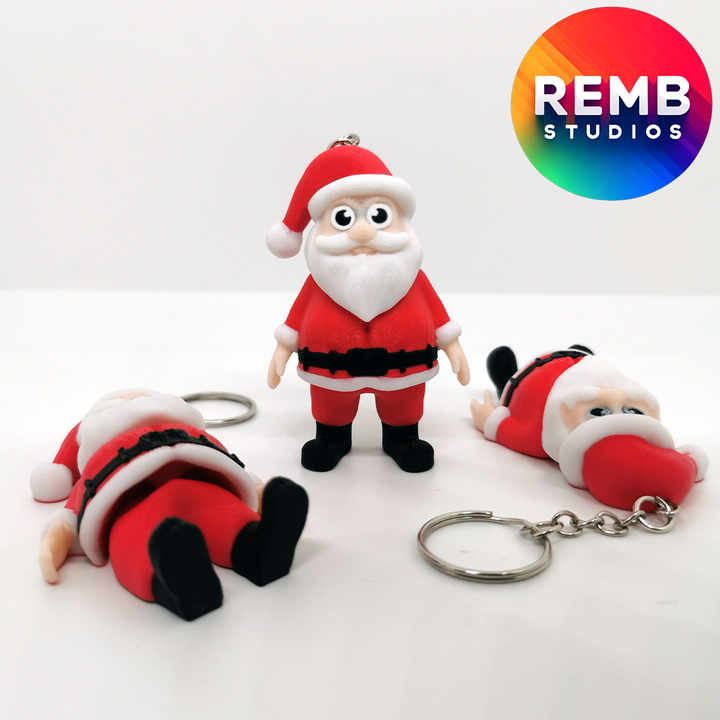 3D Printable Flexi Mini Santa Remb Studios, STL file for 3D printing ...