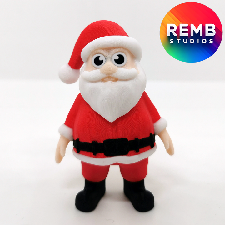 3D Printable Flexi Mini Santa Remb Studios, STL file for 3D printing ...