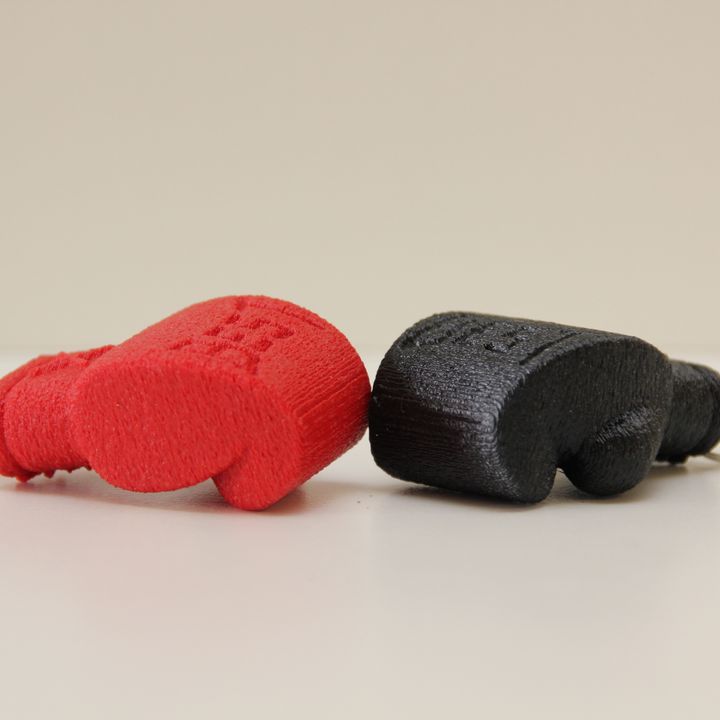 3D Printable TRACTOR & KEY RING by PAILLUSSON Pierre-Louis