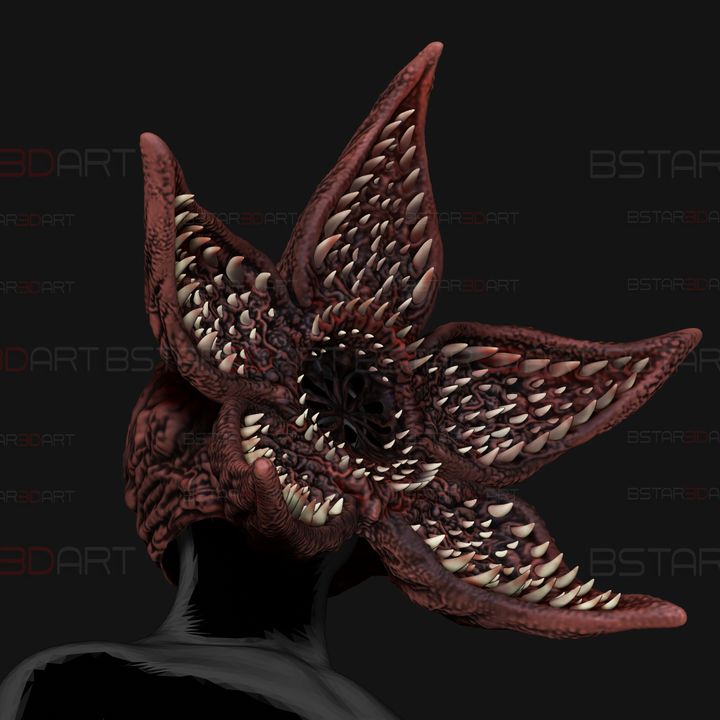3D Printable Man Eating Plants - Demogorgon Decoration and Wearable ...