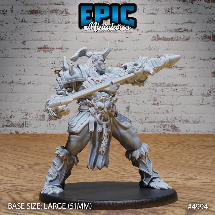 3D Printable Ogrillon Stance / Orc Ogre Hybrid / Male Cave Beast / Evil ...