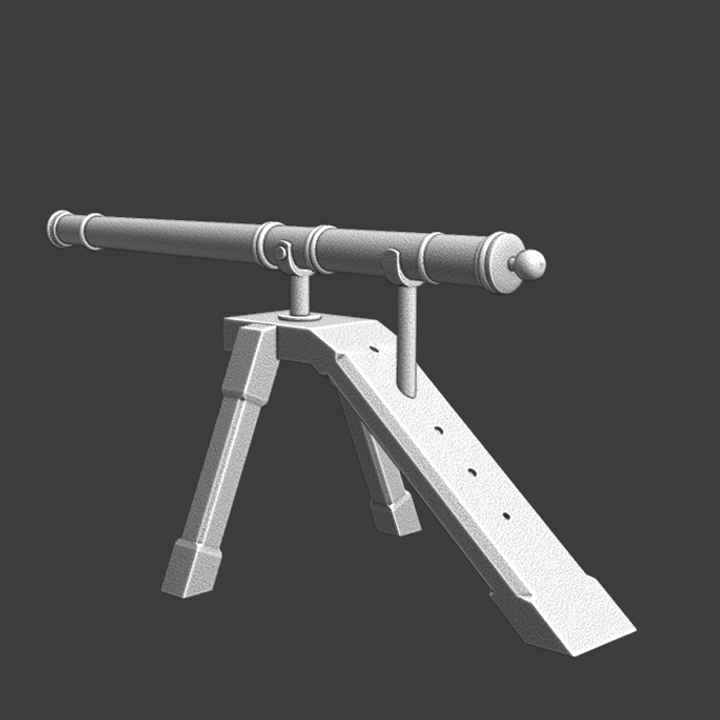 3D Printable Medieval small cannon - wargaming model by Northern ...