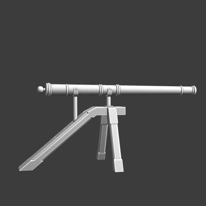 3D Printable Medieval small cannon - wargaming model by Northern ...