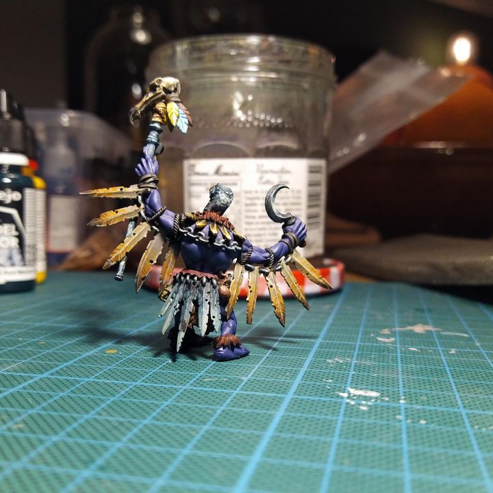 3D Print of The Longsnouts - Orc Vulture Shaman by Shepherd