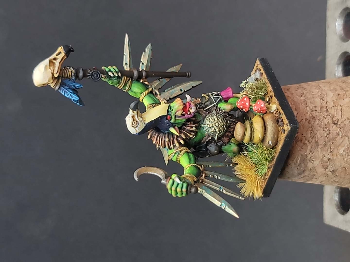 3D Printable The Longsnouts - Orc Vulture Shaman by The Longsnouts