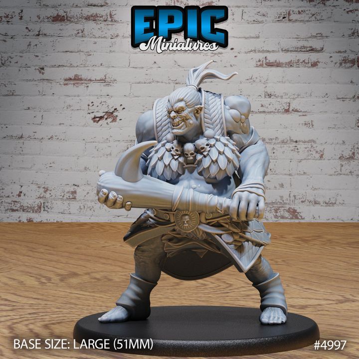 3D Printable Orog Female Set / Orc Warrior / Cave Beast / Evil Troll ...