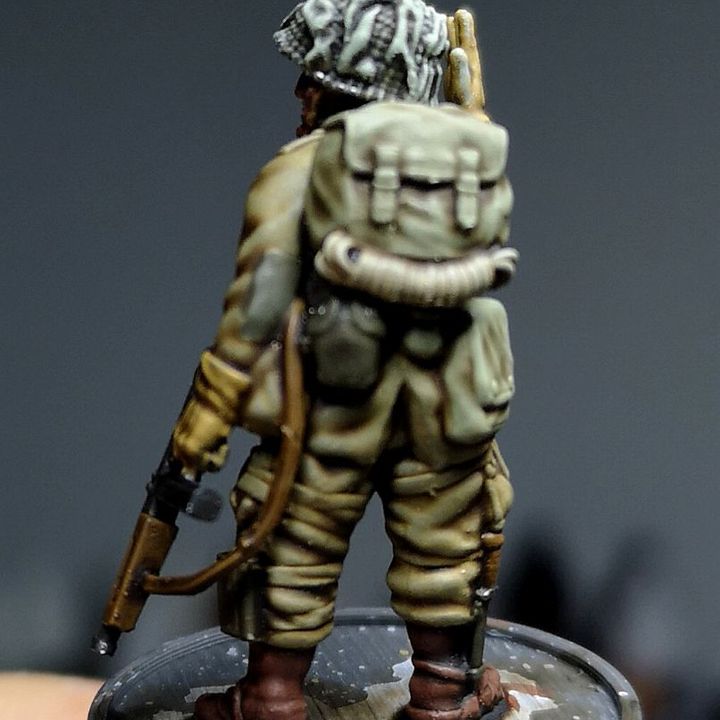 3D Printable WW2 28mm US PARATROOPER OFFICER/NCO ADVANCE SIGN (MODUL ...