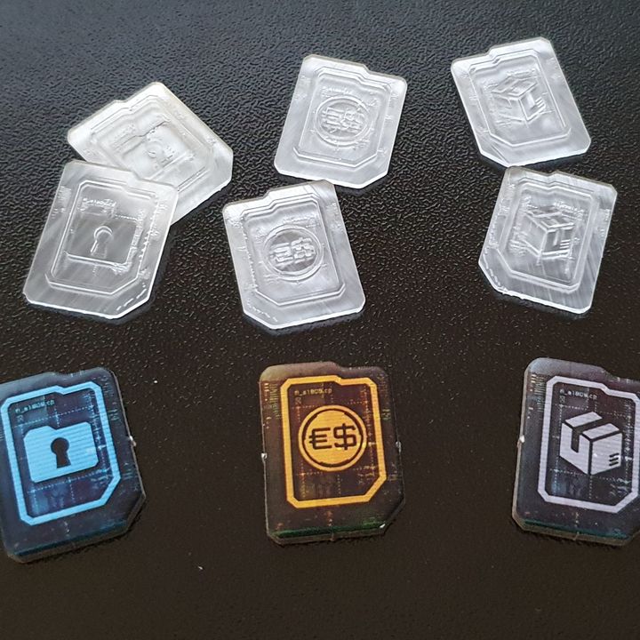 3D Printable Cyberpunk 2077: Gangs of Night City resource tokens by ...