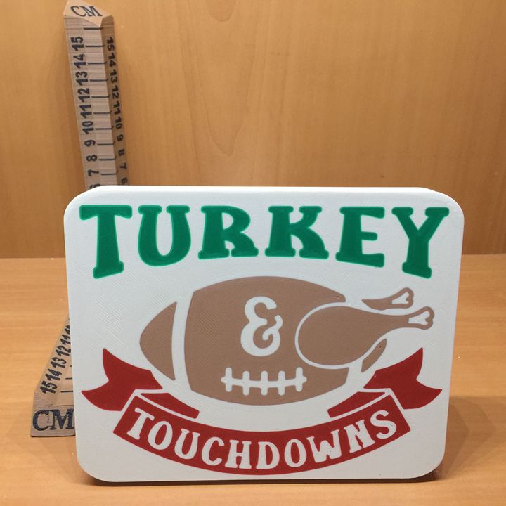 3D Printable Trailer Hitch -Thanksgiving Touchdown by Star Labs 3D, LLC