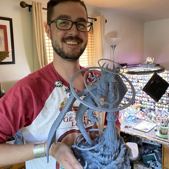 3D Printable Rune Dragon by Dillon Olney