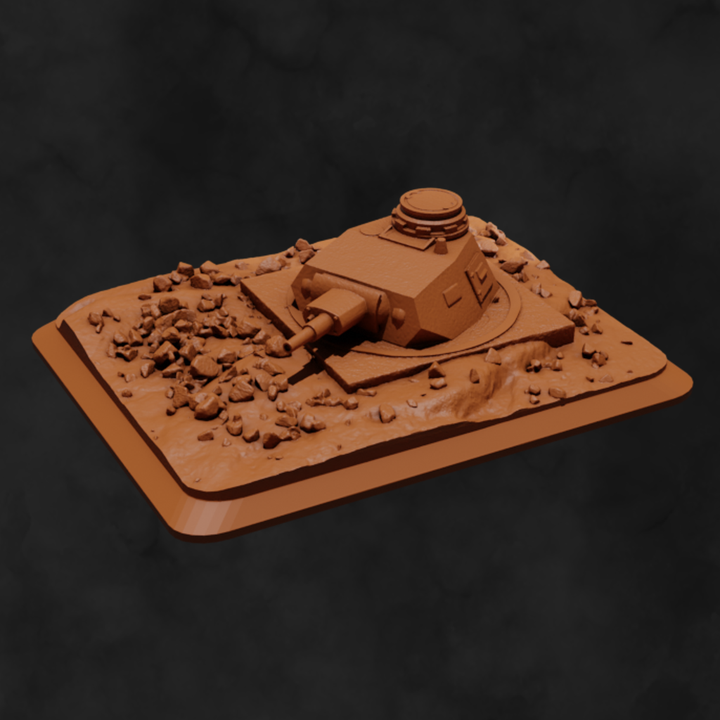 3D Printable 15mm WW2 Objective Markers - Perfect for Flames of War etc ...