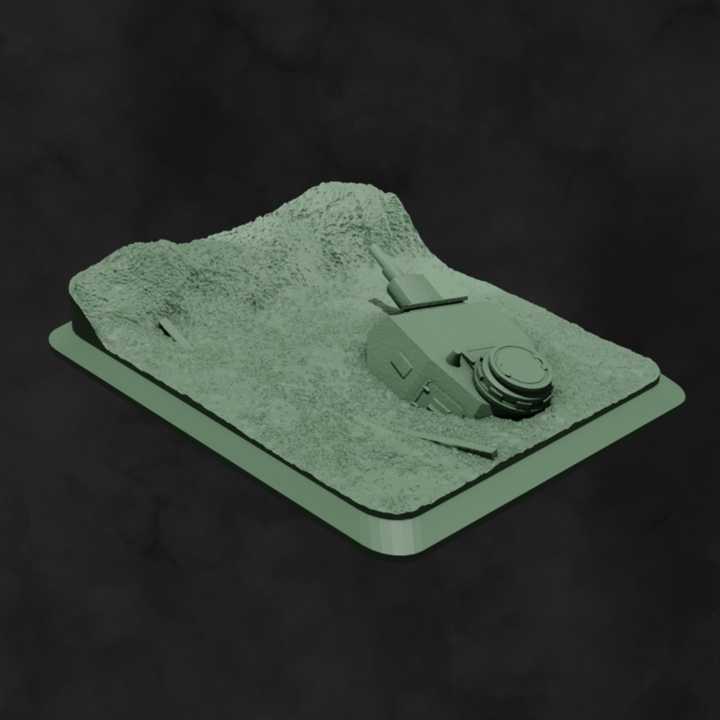 3D Printable 15mm WW2 Objective Markers - Perfect for Flames of War etc ...