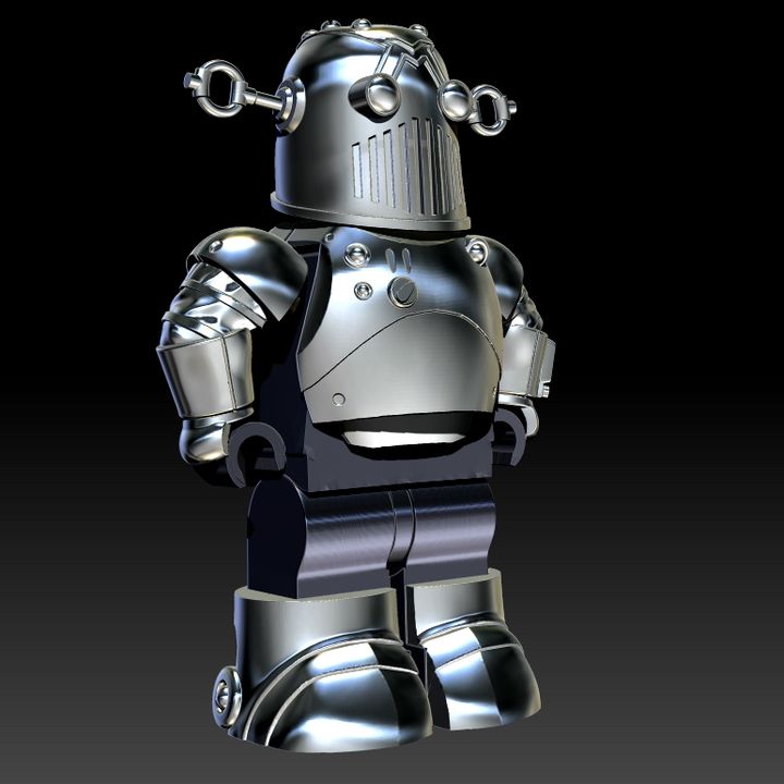 3D Printable MECHANIST FROM FALLOUT4 LEGO CUSTOM SET by Gabriel Garcia