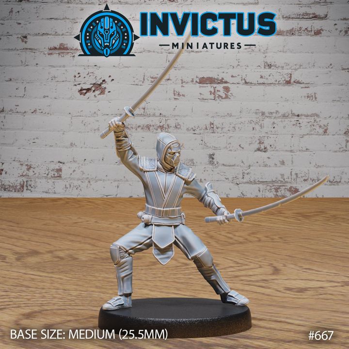 3D Printable Ninja Clan Set B / Galactic Covert Agent / Martial Art ...