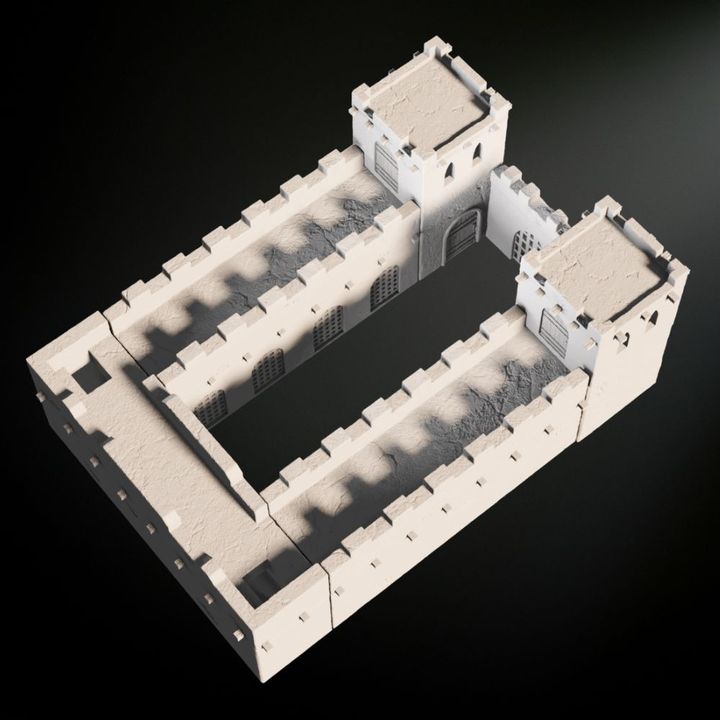 3D Printable Desert Prison by WargamesCo