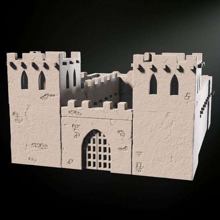 3D Printable Desert Prison by WargamesCo