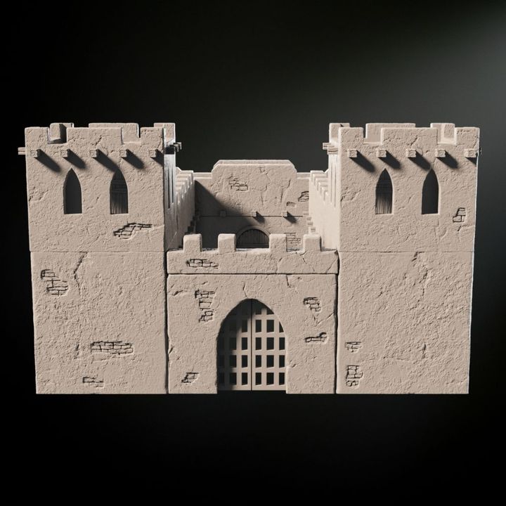 3D Printable Desert Prison by WargamesCo