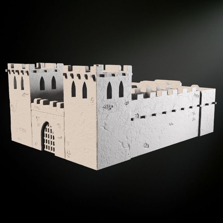 3D Printable Desert Prison by WargamesCo