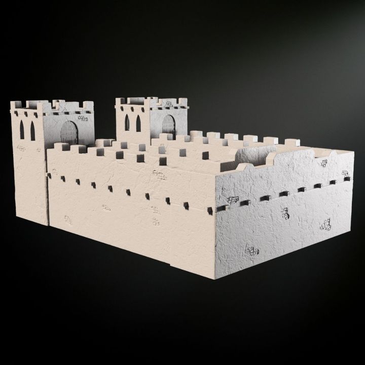 3D Printable Desert Prison by WargamesCo