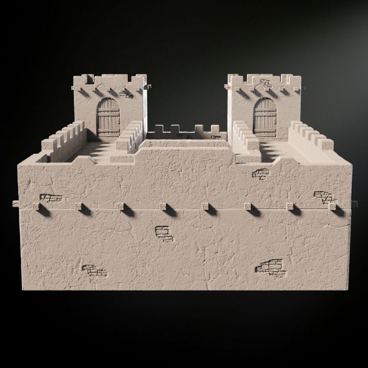 3D Printable Desert Prison by WargamesCo