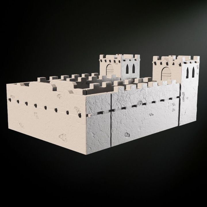 3D Printable Desert Prison by WargamesCo