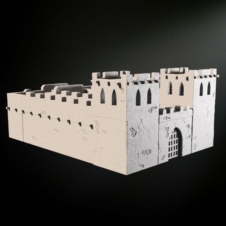 3D Printable Desert Prison by WargamesCo