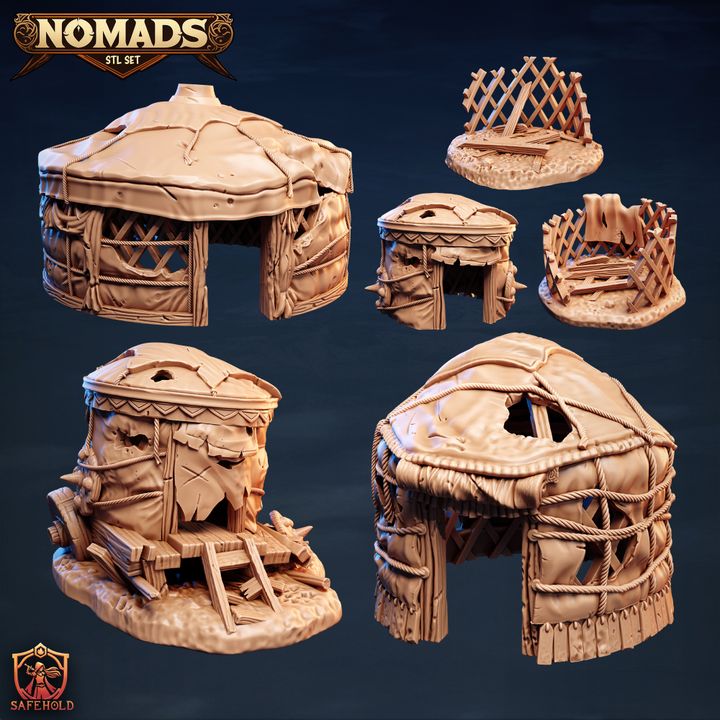 3D Printable Nomads - Full Set by Safehold