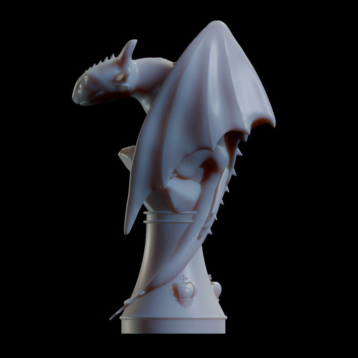 3D Printable How to train your dragon_ toothless_the King by KELIG LE CORRE