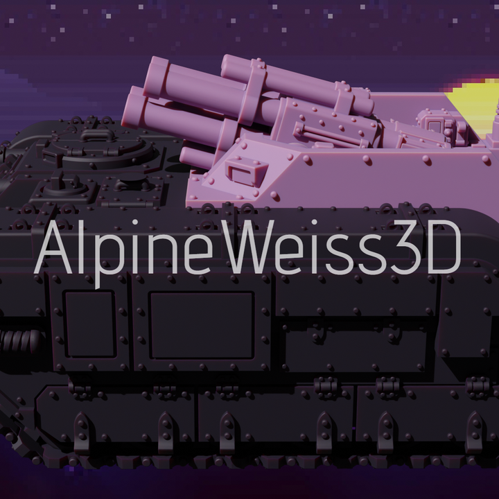 3D Printable Imperial Small Fire Support Tank [Presupported by ...