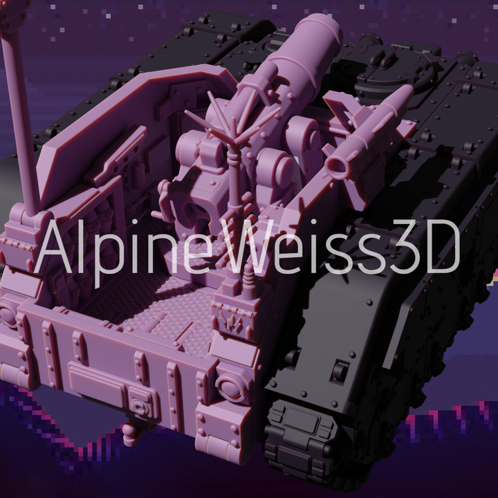 3D Printable Imperial Small Fire Support Tank [Presupported by ...