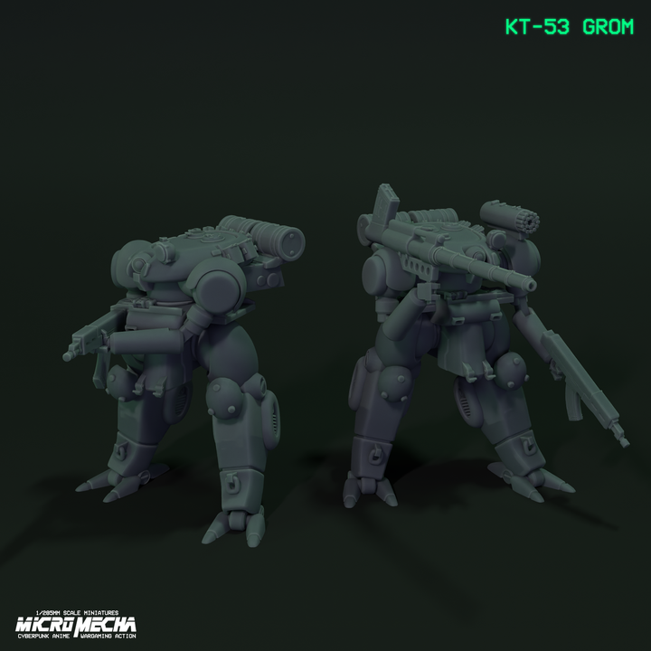 3D Printable KT-53 Grom by MicroMecha