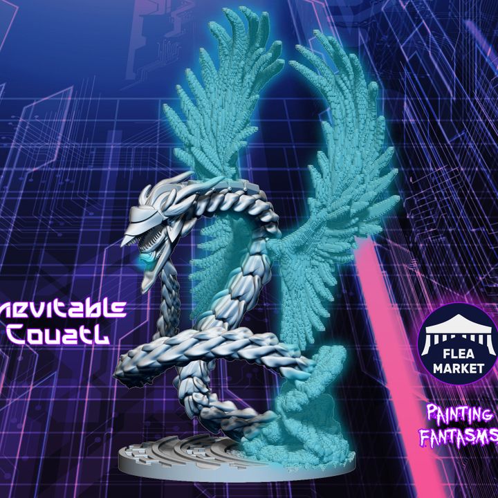 3D Printable Inevitable Couatl by Flea Market