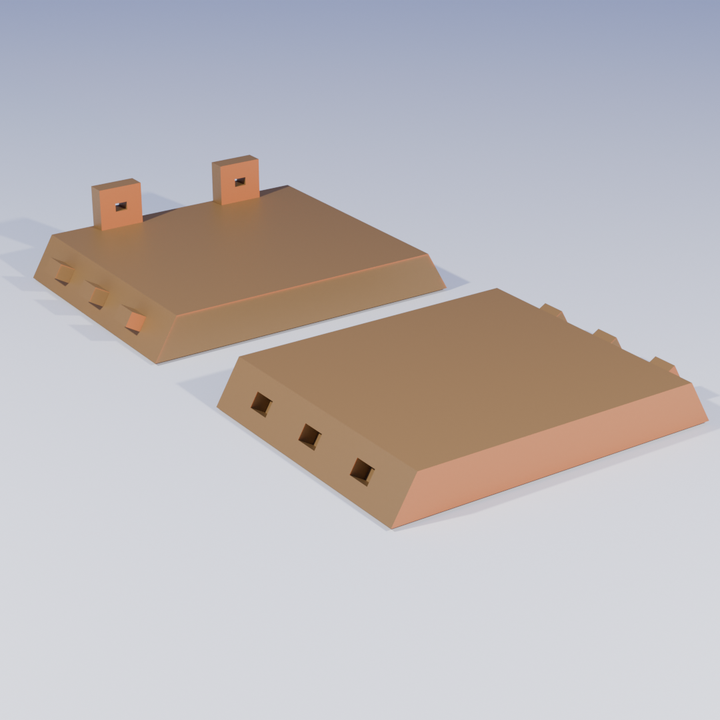 3D Printable Shelves by oz tzemach