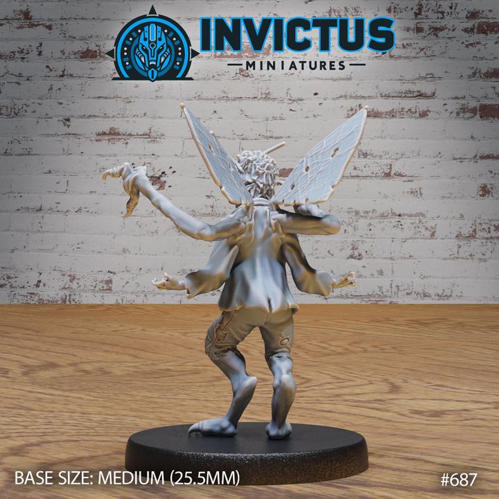 3D Printable Doctor Fly / Cyberpunk Humanoid Insect Hero / Insectoid ...