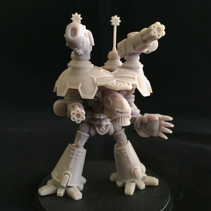 3D Printable WARLORD - TINY TITANS 88 3mm Scale by Miniature Martin