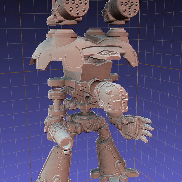 3D Printable WARLORD - TINY TITANS 88 3mm Scale by Miniature Martin