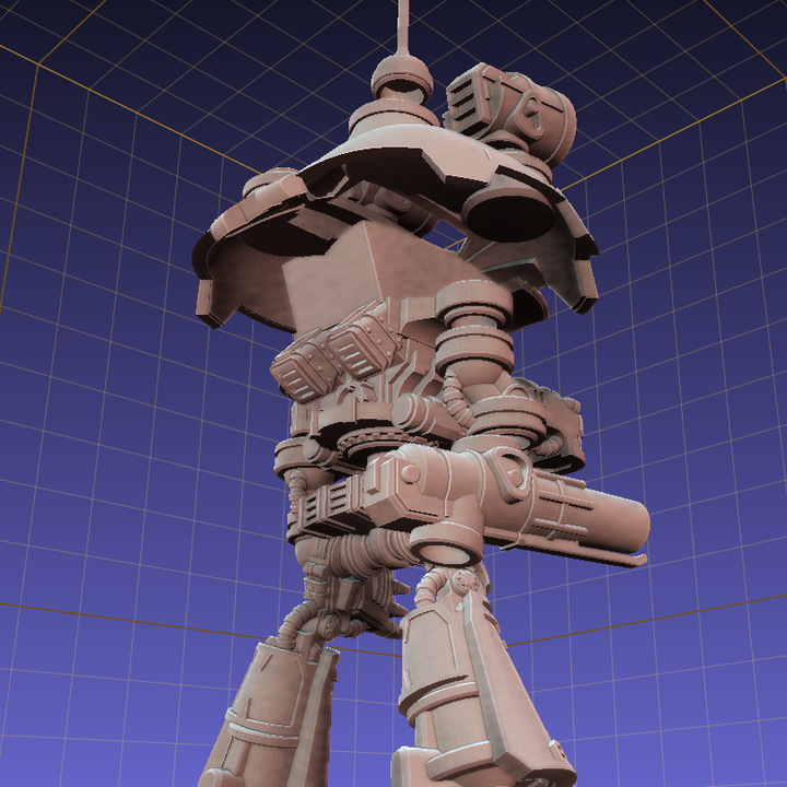 3D Printable WARLORD - TINY TITANS 88 3mm Scale by Miniature Martin