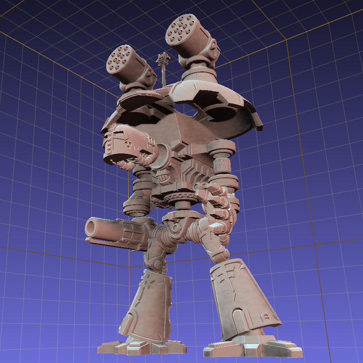 3D Printable WARLORD - TINY TITANS 88 3mm Scale by Miniature Martin