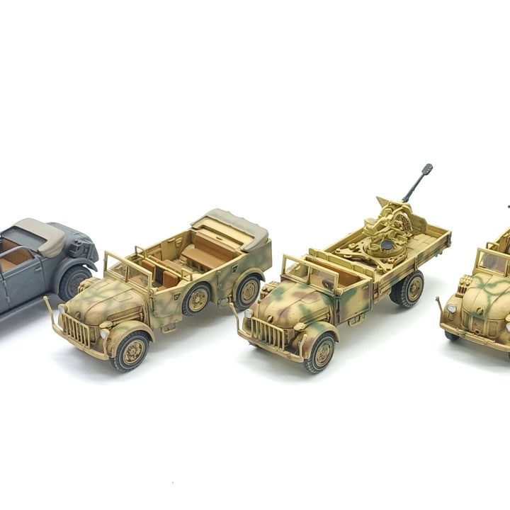 3D Printable STL PACK - 16 STEYR+HORCH+MERCEDES BENZ Military cars of ...